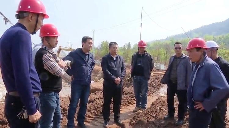 调研工作:毕绍刚调研重点水利项目工程建设