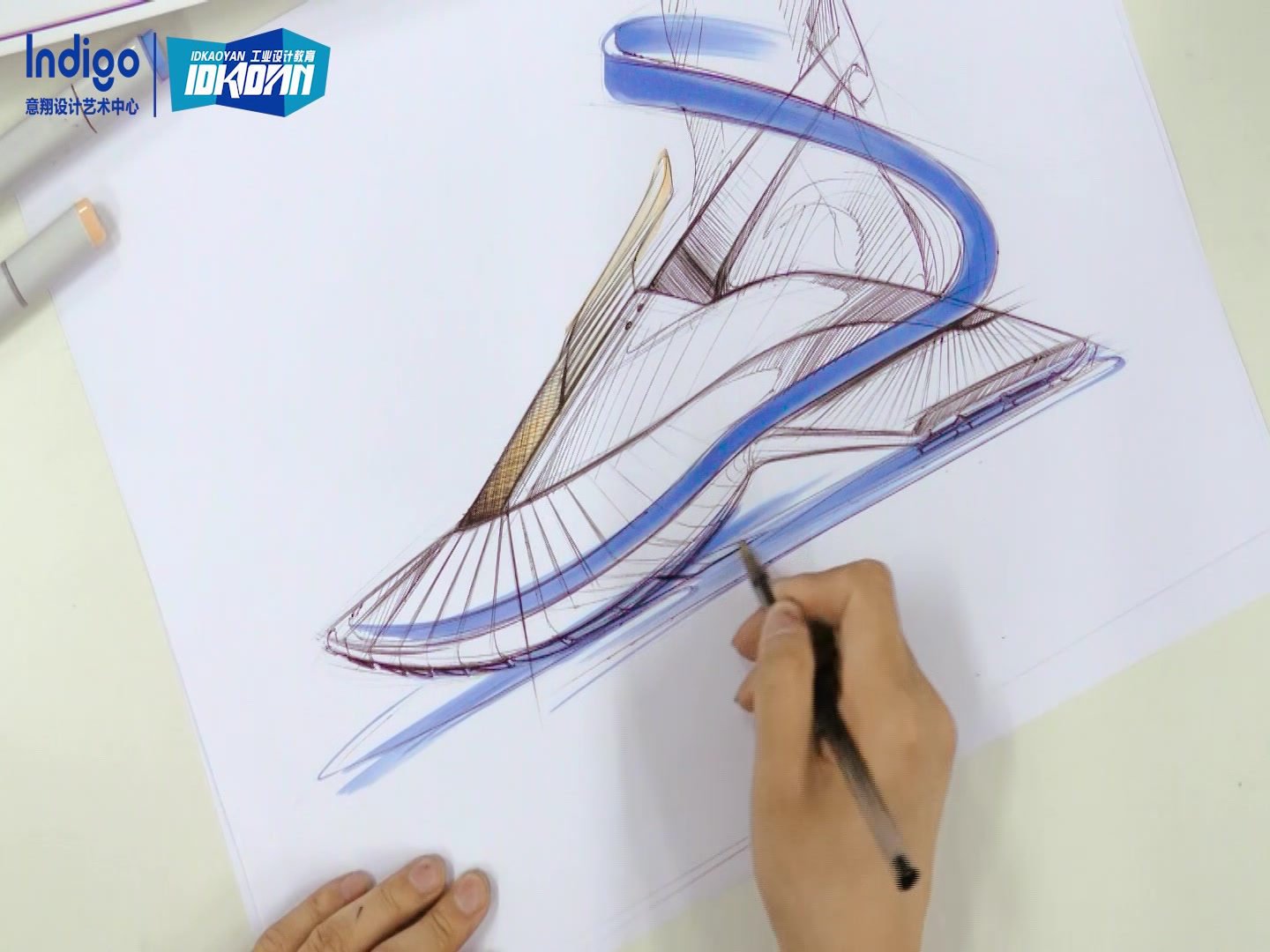 意翔手绘-概念鞋