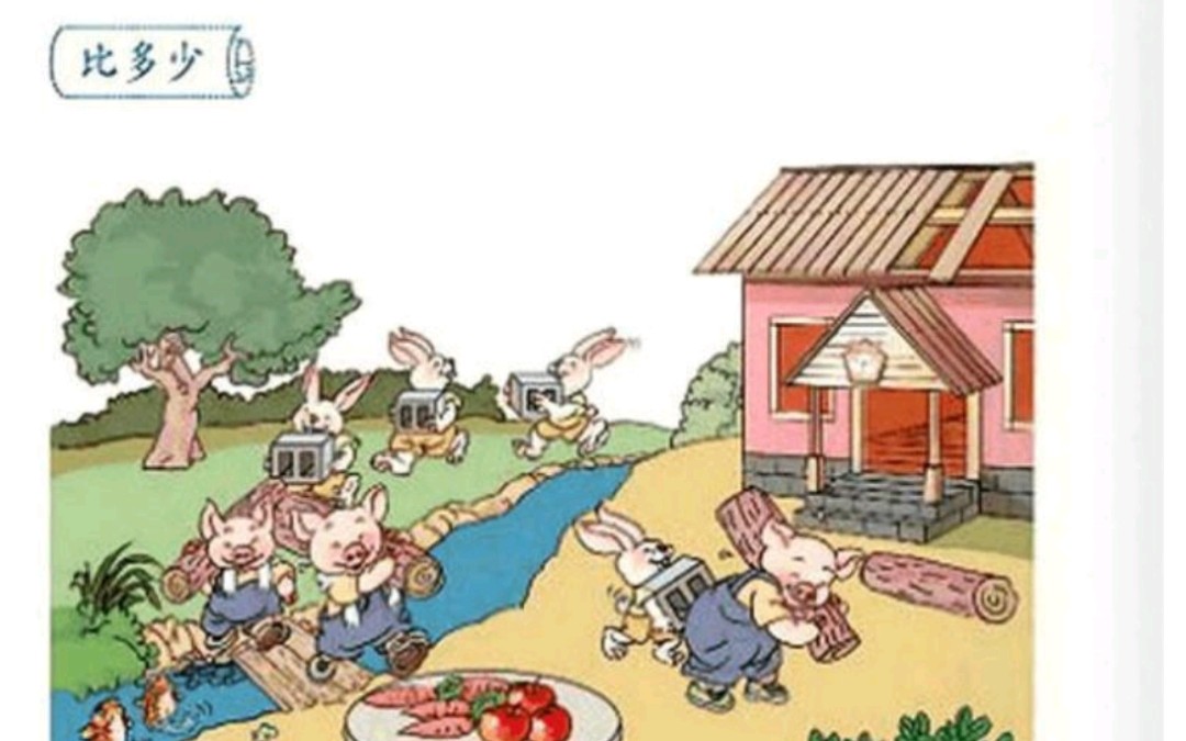 #挑战自我# 小学数学教师资格证面试试讲篇一年级上册《比多少》。...