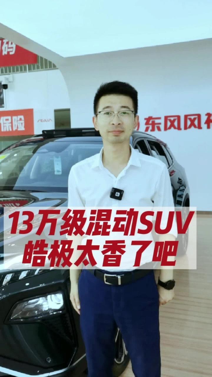 13万级混动SUV皓极,空间大,动力强。