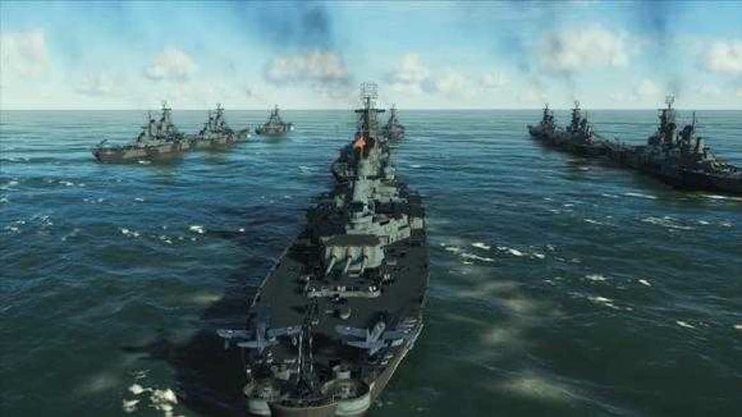 10艘衣阿华战列舰对战10艘佩里级护卫舰,谁会赢?战争模拟