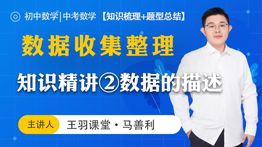 【初中数学】数据收集整理描述知识精讲②:数据的描述