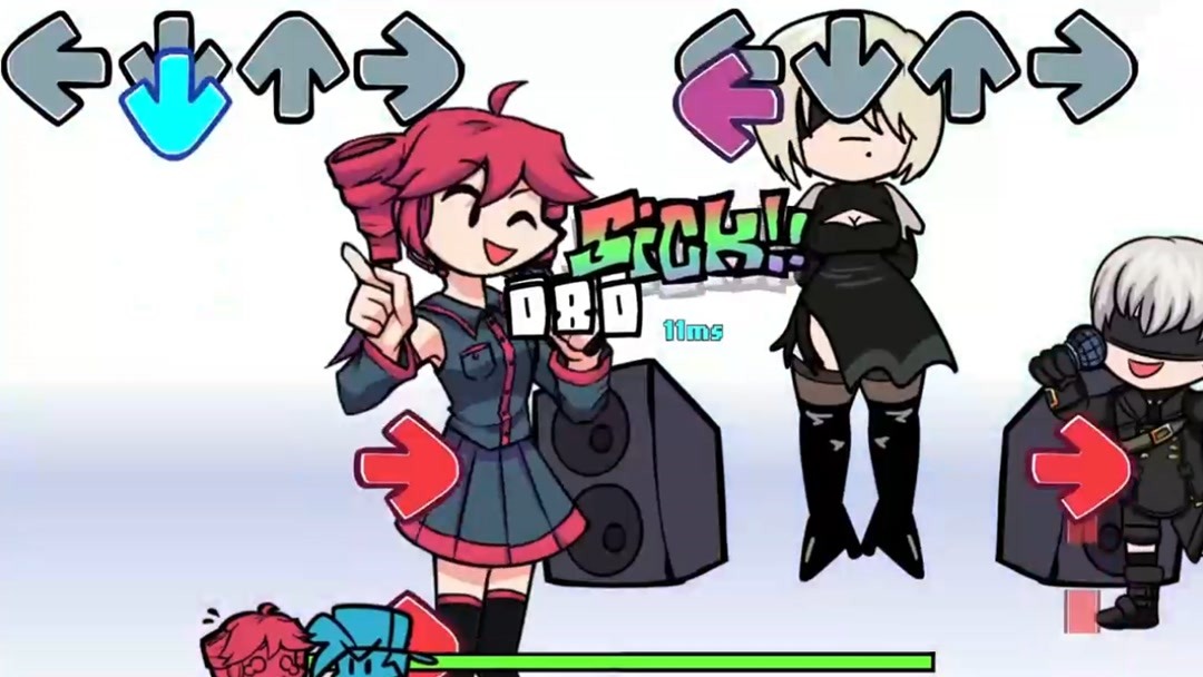 FNF周五夜放克 动画:BF不止说唱实力强,玩变装也无敌