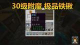 火焰解说 我的世界 1.14纯生存 6940 30级附魔极品铁锹