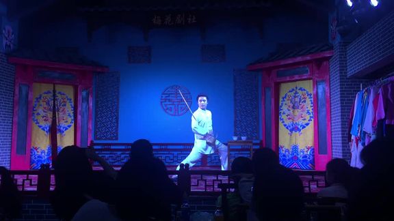 补发一下昨天的功夫盖碗茶表演