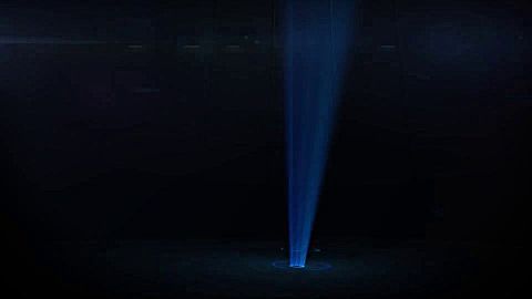 高科技感全息投影光效效果展示LOGO标志演绎开场片头AE模板