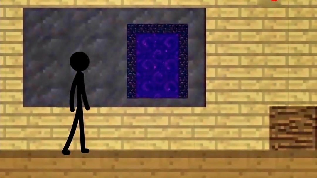 动画火柴人我的世界传送门召唤末影龙