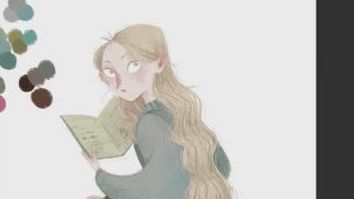 「PS板绘」国外清新插画大师ps板绘厚涂过程教程—taryn knight