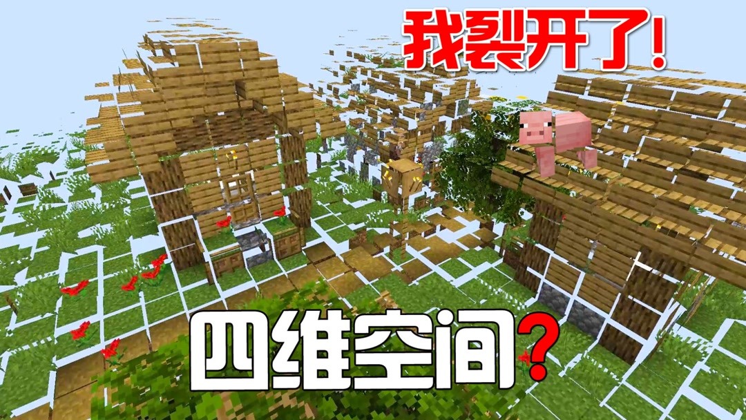 我的世界:如果MC变成四维空间?正常玩家都无法理解!