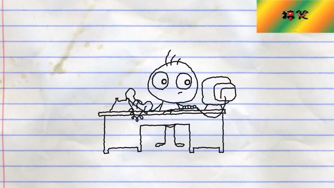 搞笑铅笔动画:通信方式!