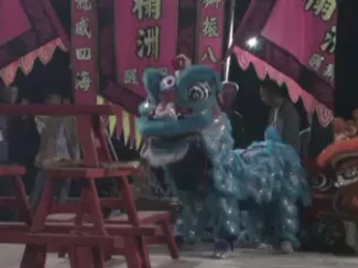 梨埠高枧冼氏宗祠升座满月之庆一舞狮2019