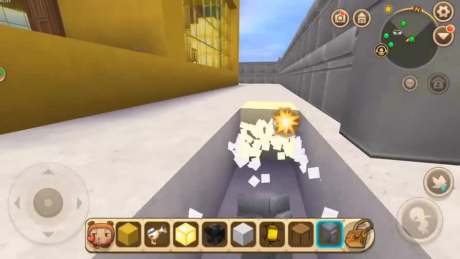 迷你世界 创造家园,星球岩围栏建花园