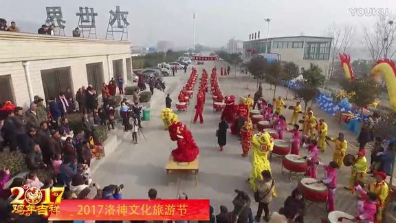 2017年,舞龙舞狮表演,场面震撼,歌舞笙平