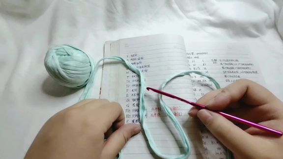 钩针编织 基础针法演示 看了就明白