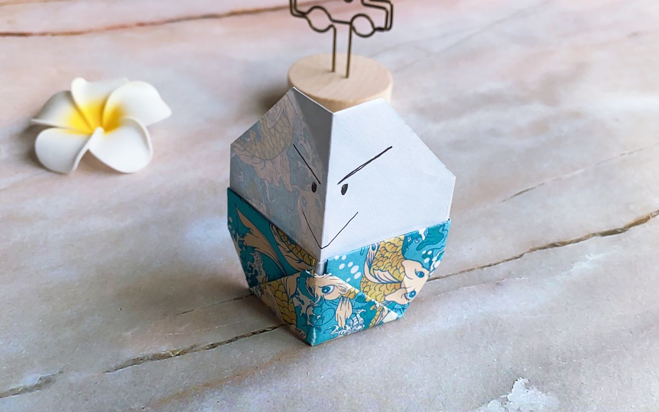 造型最特别的不倒翁,你绝对没见过,一张纸就能完成