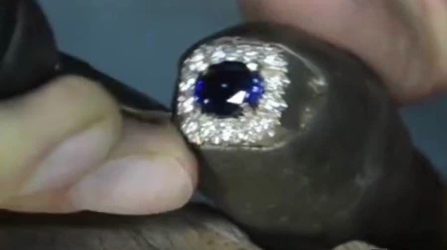 80万钻戒打造全过程,看起来好复杂