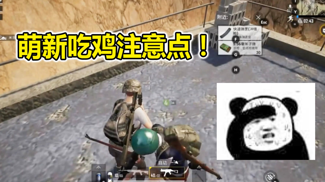 细节决定吃鸡!萌新吃鸡地图详解!和平精英信号枪