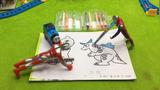 奥特曼小学学画之蜡笔画奥特曼怪兽