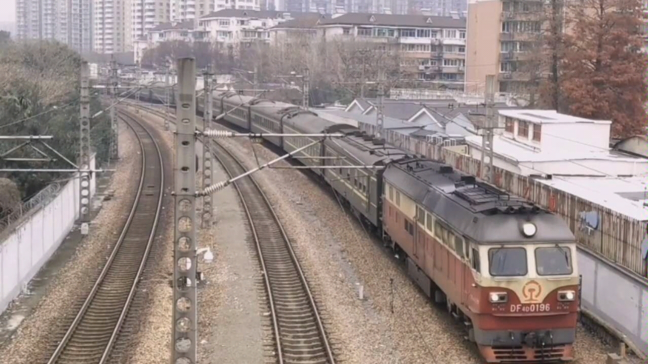 2019.1.1 沪昆绕行线 西安开往杭州的115次(现K605次)进杭州城站 上...