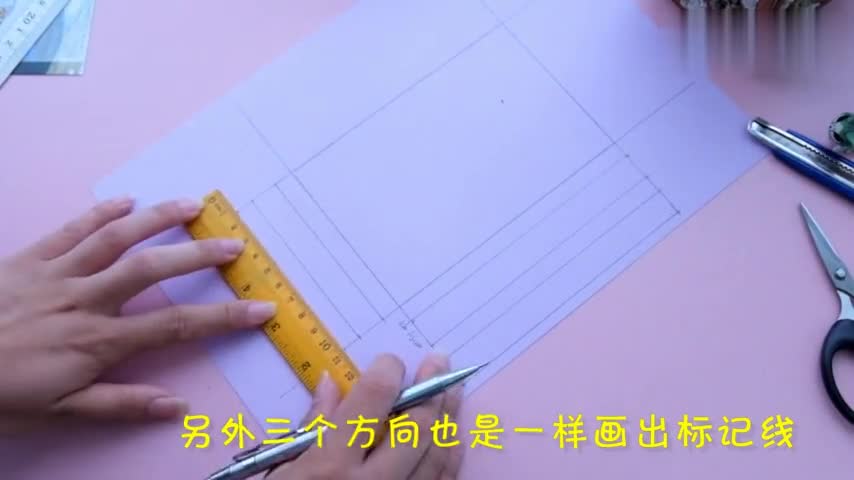 可以按照片大小定制的折纸相框,步骤很简单,看一遍学会!