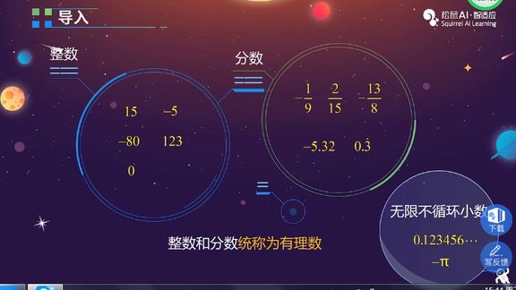 北师大版七年级数学上册第二章2.19识别有理数