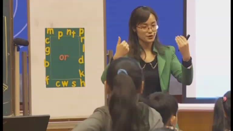自然拼读 字母组合or的课堂游戏#自然拼读 #英语课堂实录