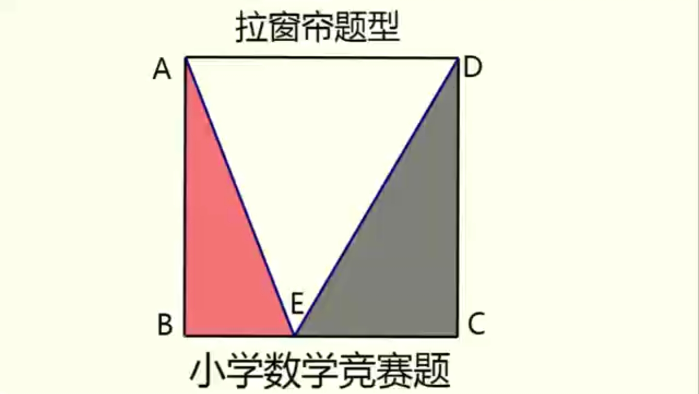 小学数学竞赛经典几何题:求面积,方法绝了!