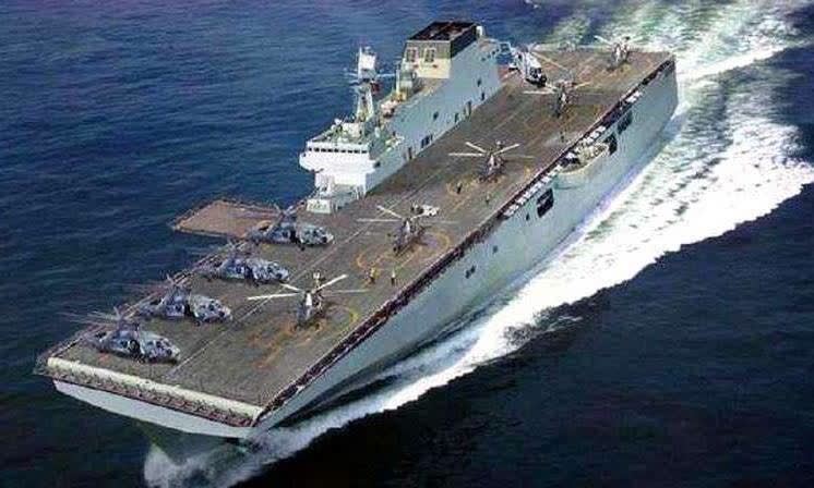 075两栖舰排水量4万吨,位居全球第3,为何不搭载垂直起降战机?