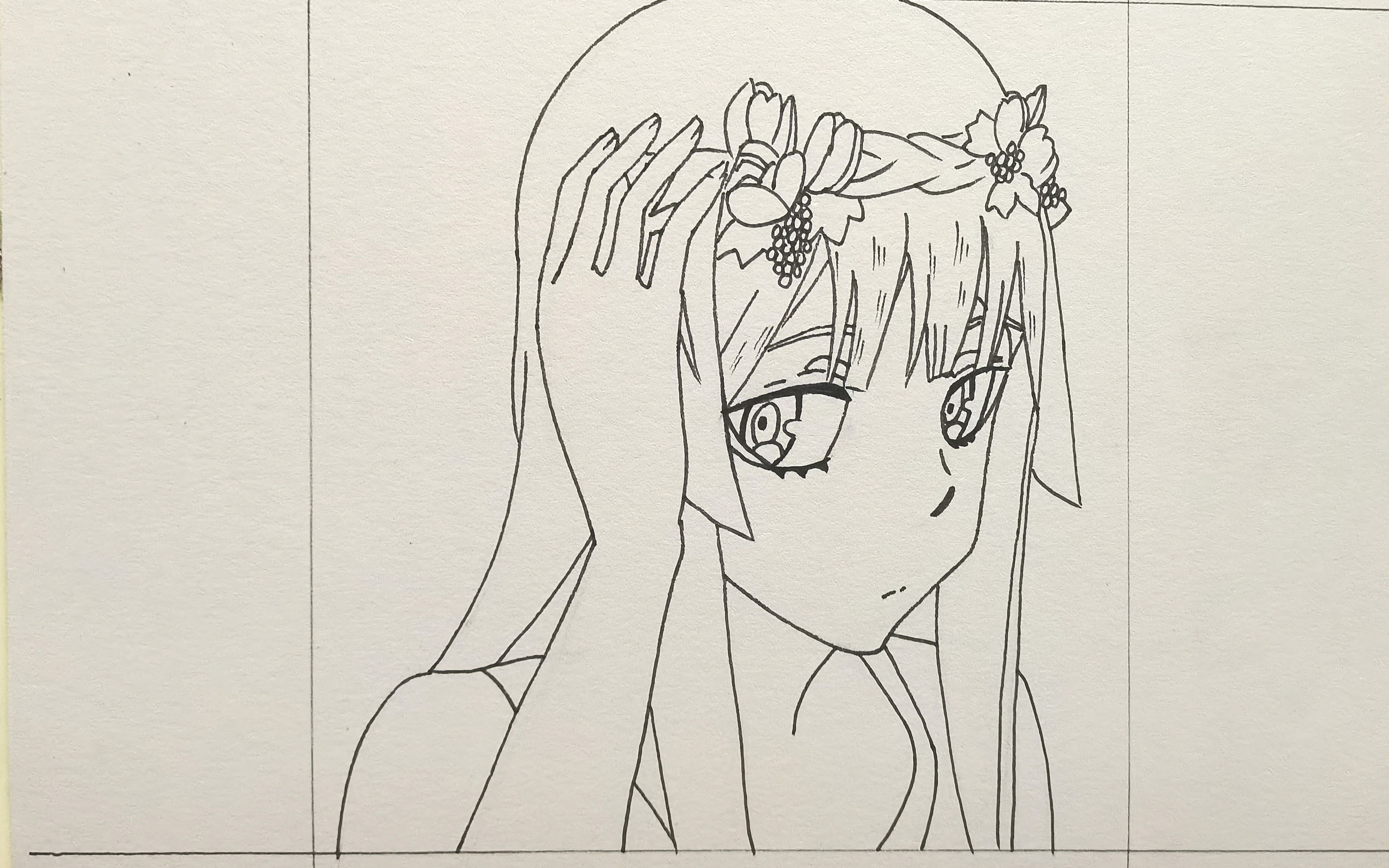 ...是可爱到骨子里了”手绘动漫人物过程,教程详细,来我这打卡画画吧