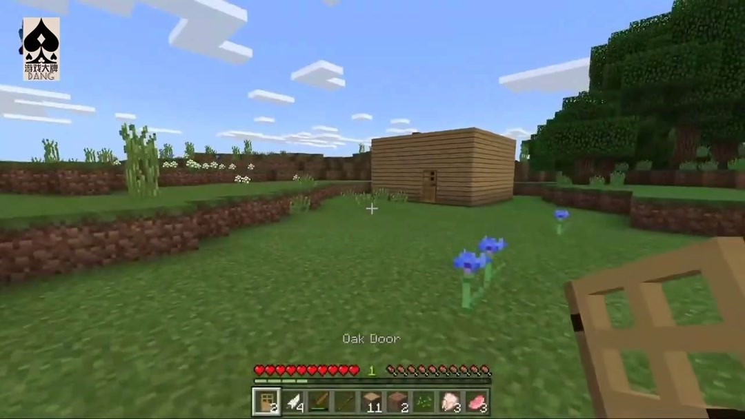 我的世界-正在搭建的小木屋