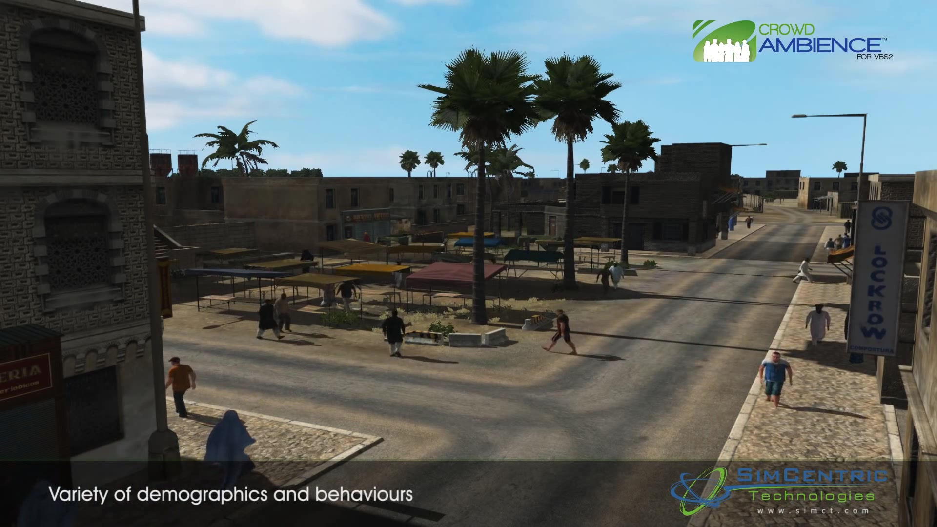 【4K修复转载】VBS2虚拟战场空间2军事模拟器 SimCentric平民人群...