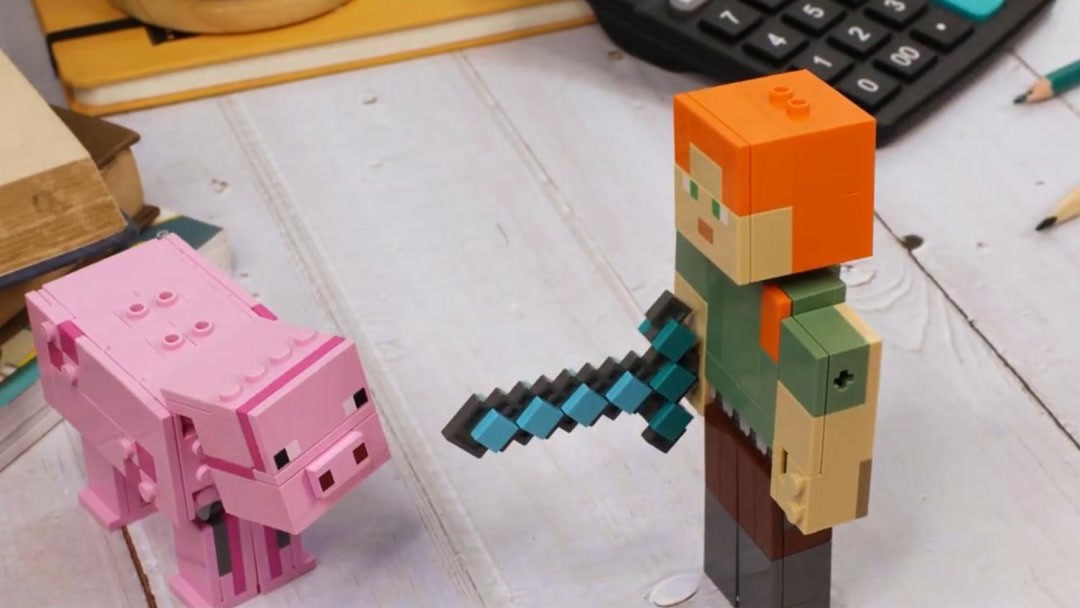 搞笑定格动画:我的世界美食挑战,与你共度晚餐!