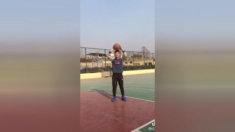 投篮教学之二投篮动作也是篮球基本功之一,动作舒服投篮命中率也高!...