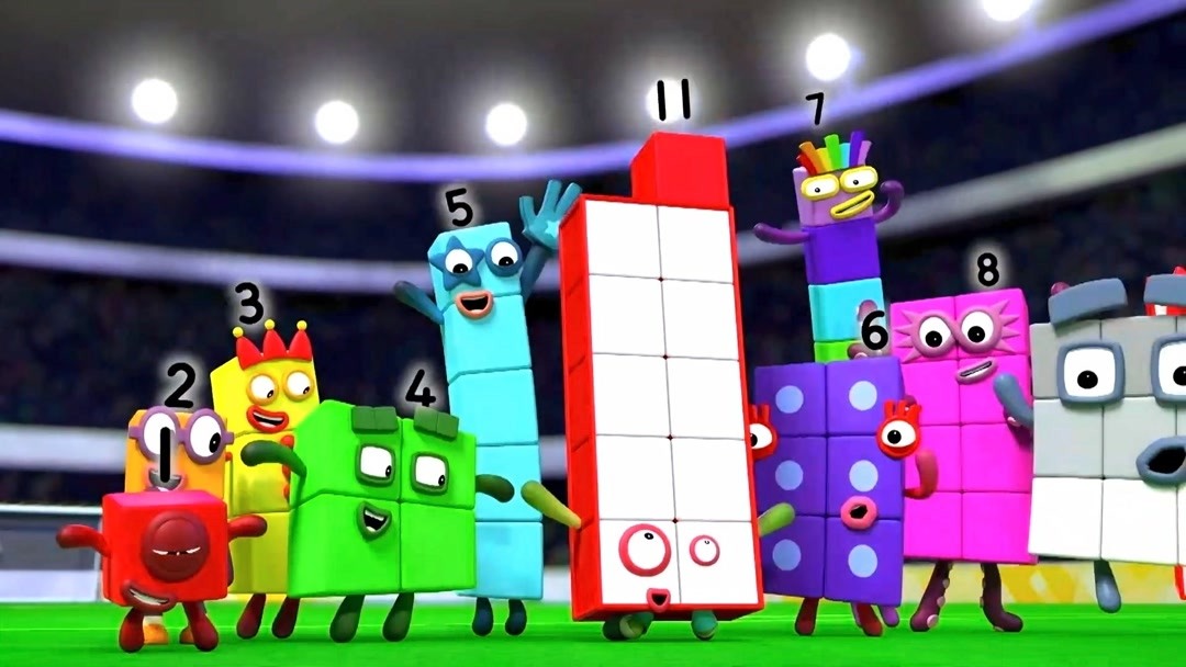 数字积木 早教动画:11帮助数字小队获得了冠军 太厉害了