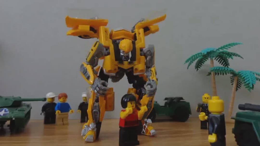 动画大黄蜂:大黄蜂勇者无敌,超级酷