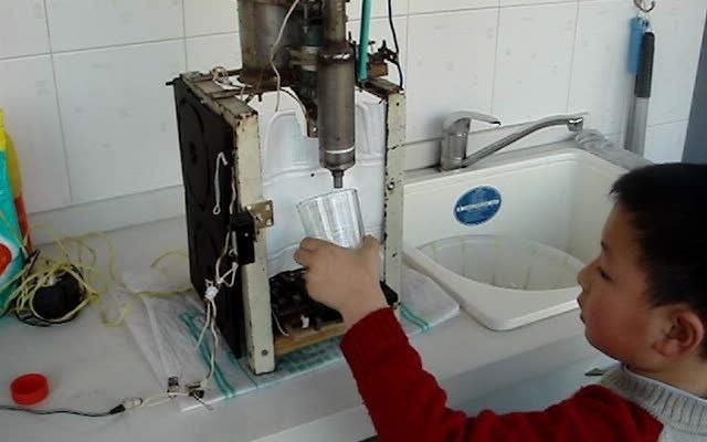 简单的原理,我的第一个发明专利,定量灌装原版控制器演示