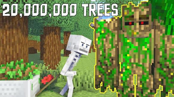 我的世界动画 超速生长的树木