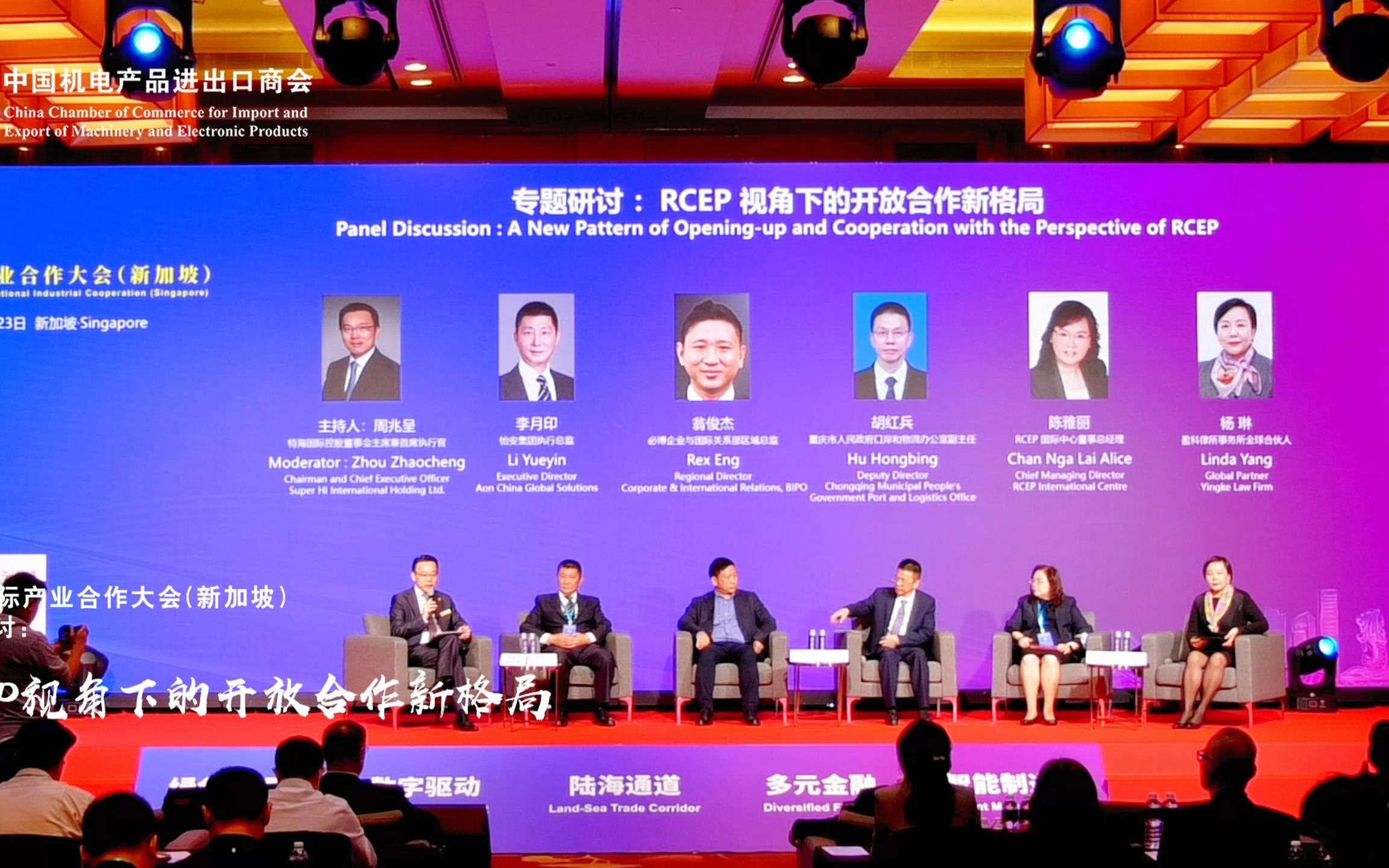 2023国际产业合作大会(新加坡)专题研讨:RCEP视角下的开放合作新格局