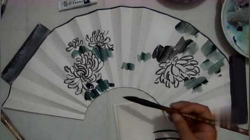 中国画,轻松学画水墨画,野菊花的画法教程