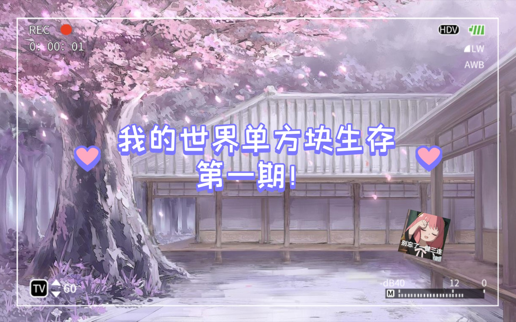 我的世界单方块生存,第一期!