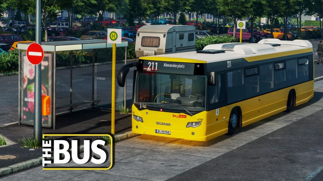 《The Bus》绕到停车场里的211路| 城市公交模拟