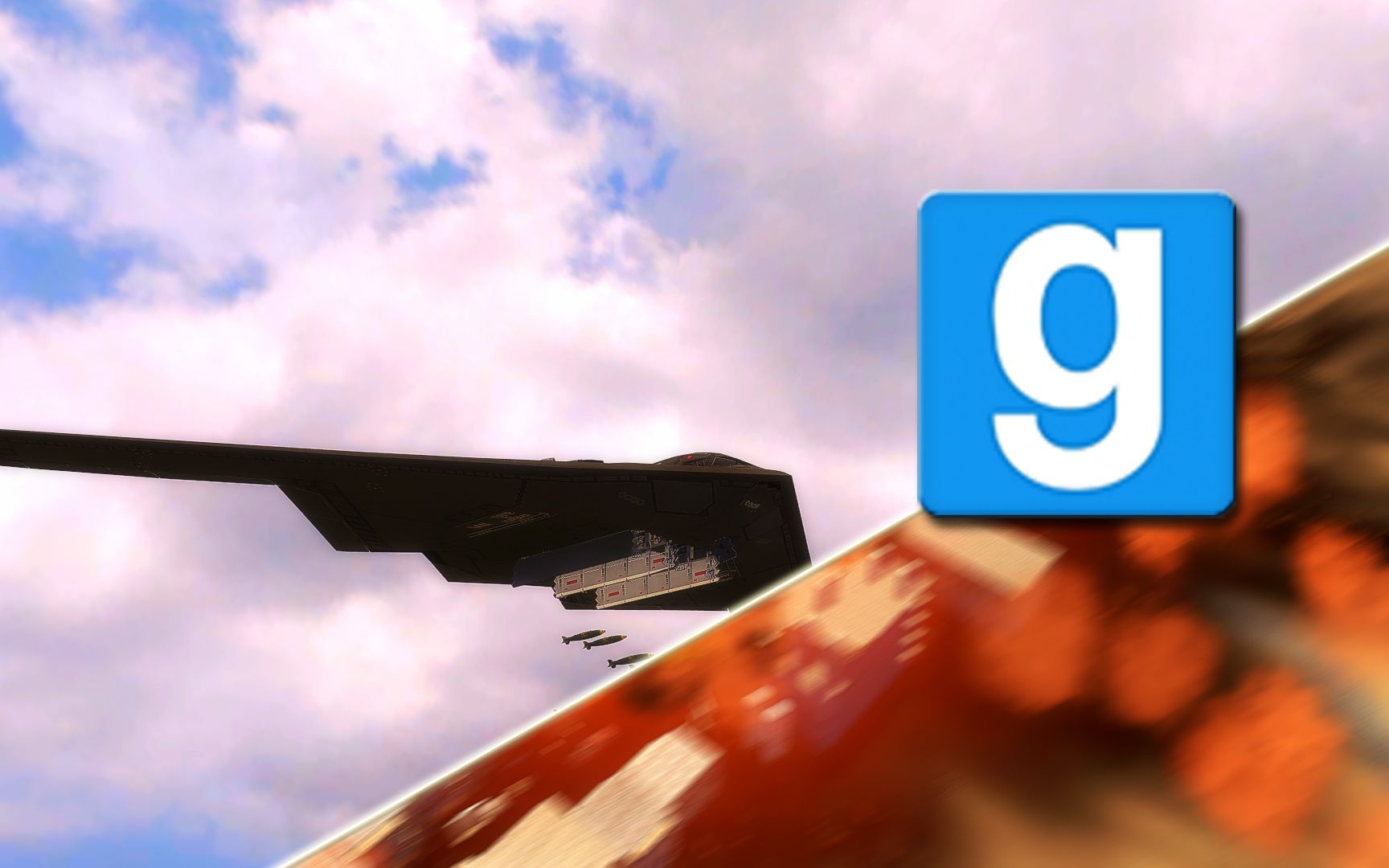 【GMOD】重磅炸弹和操作界面![LFS] B-2隐形战略轰炸机