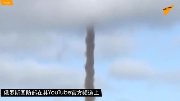 全网首发,俄国防部公布俄最新型反导导弹的试射视频,这速度不是一般...