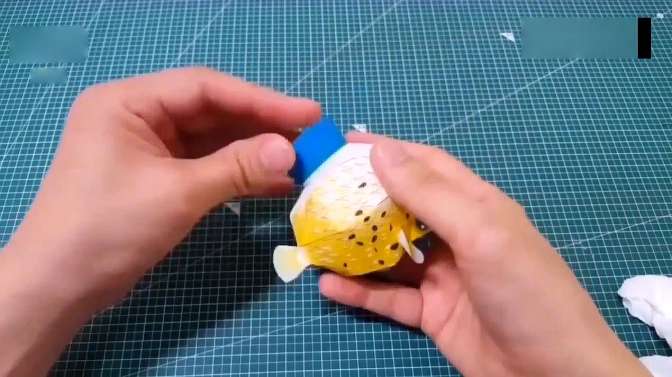 手工纸模制作教程,超可爱豪猪的拼装方法!