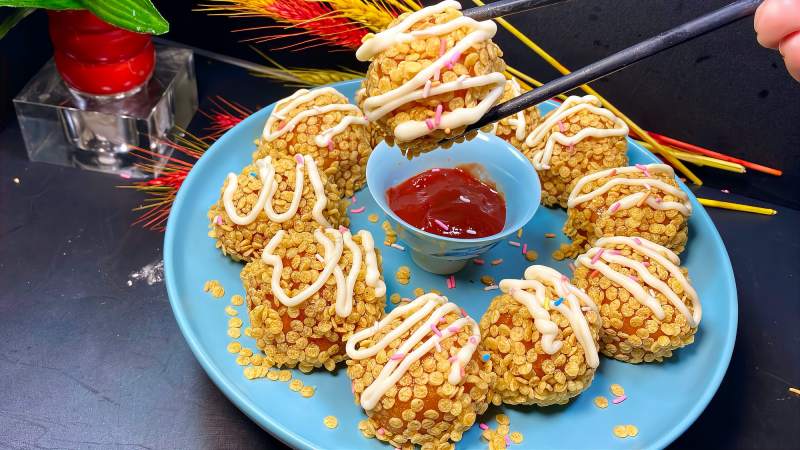 年夜饭寓意菜〈黄金万两〉、祝大家新的一年天天都能赚万两黄金