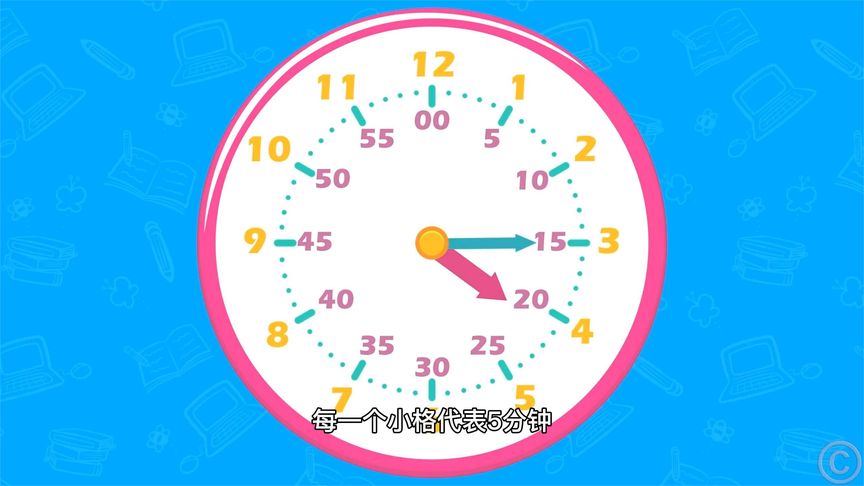 爸爸教女儿认识钟表,小孩子要从小养成,合理规划时间的习惯,