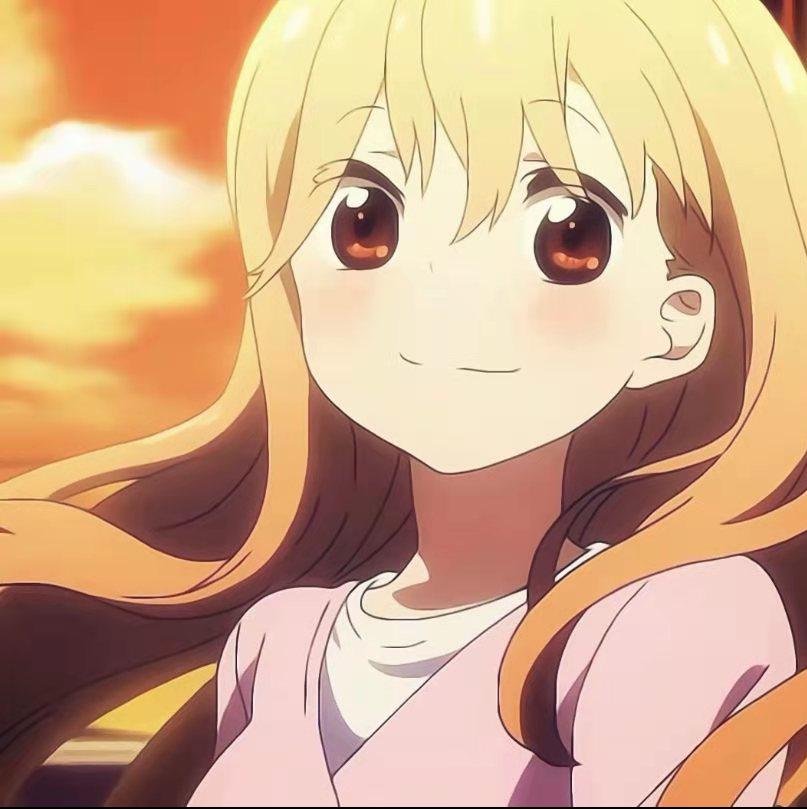 夕阳西下的小黄 