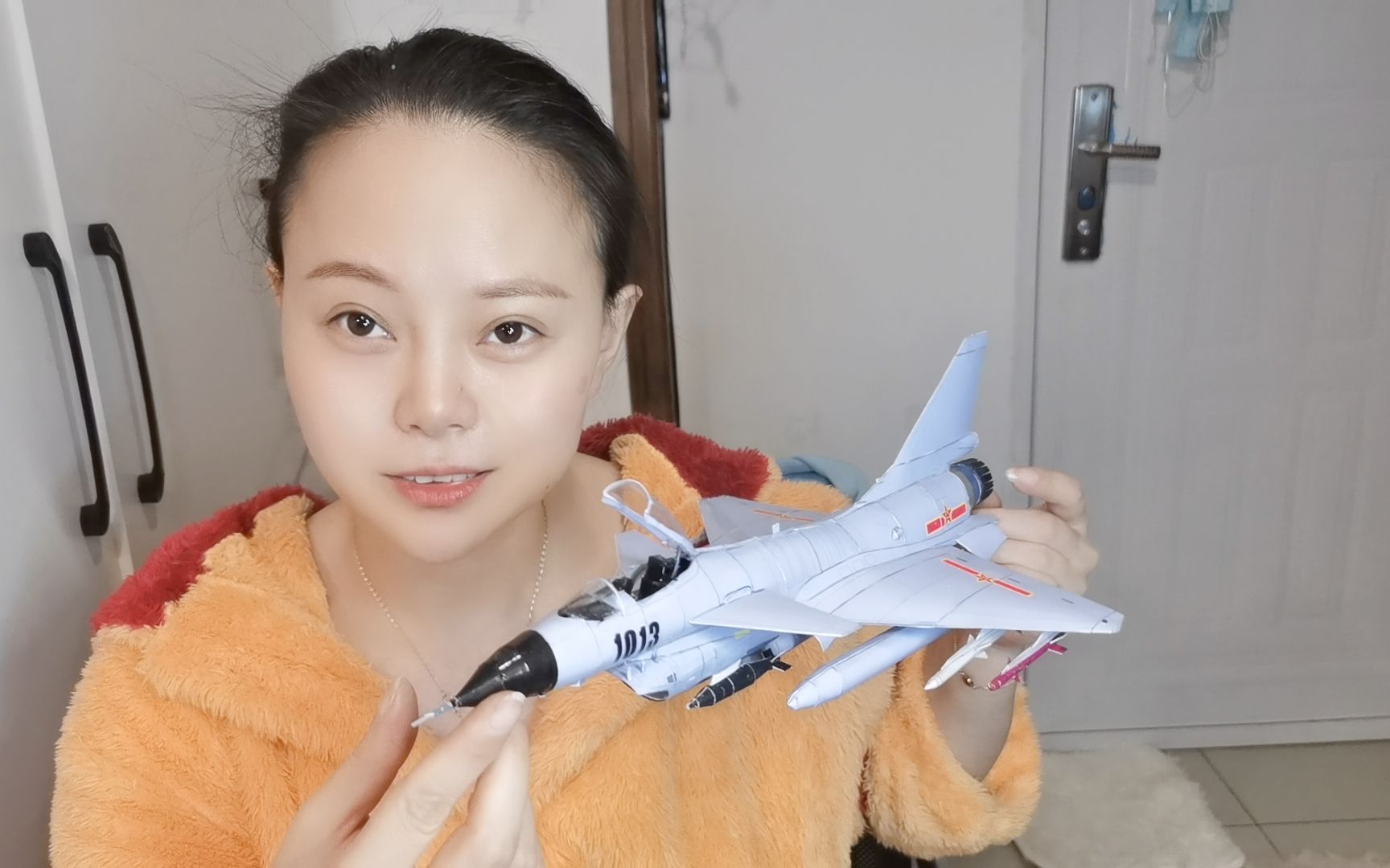 歼十-纸模型制作完成