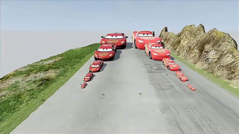 挑战连续车祸模拟器过障碍物,法拉利版也来了