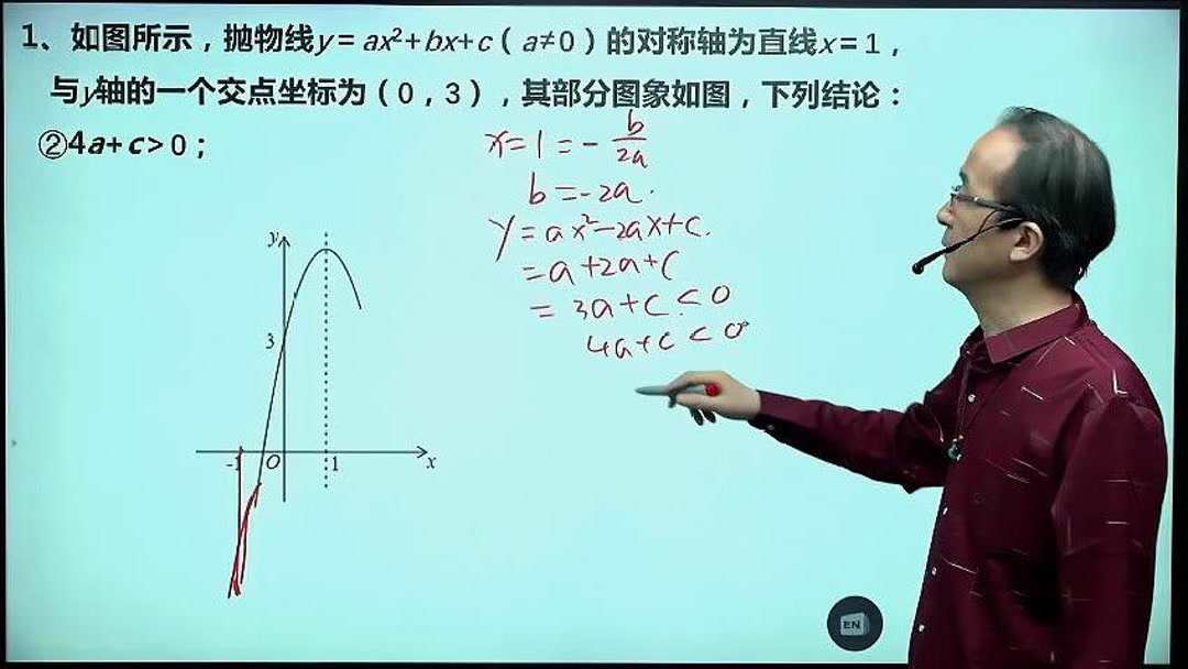 2020中考数学,二次函数,模拟试题重点题精讲2-1